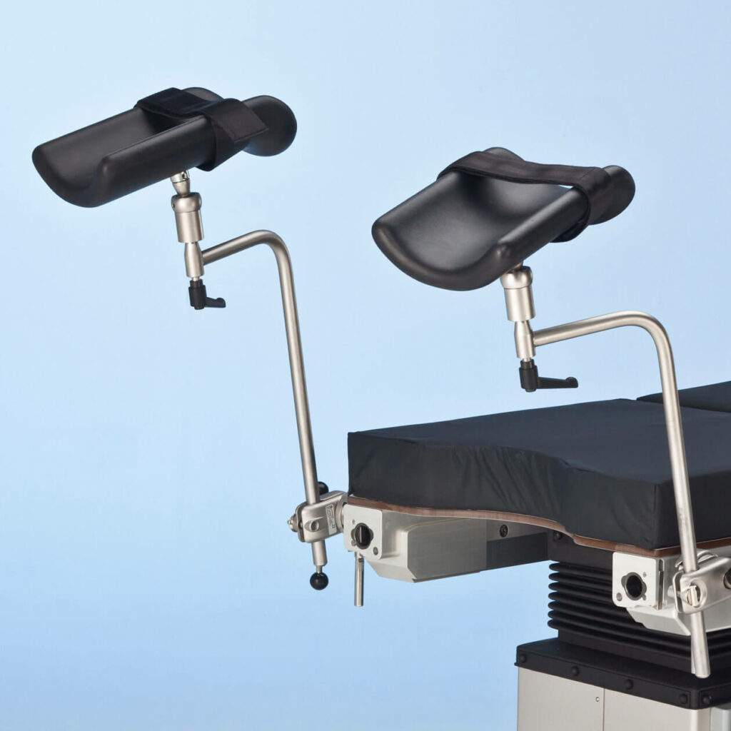 Merivaara Leg rests and Foot rests for OP tables
