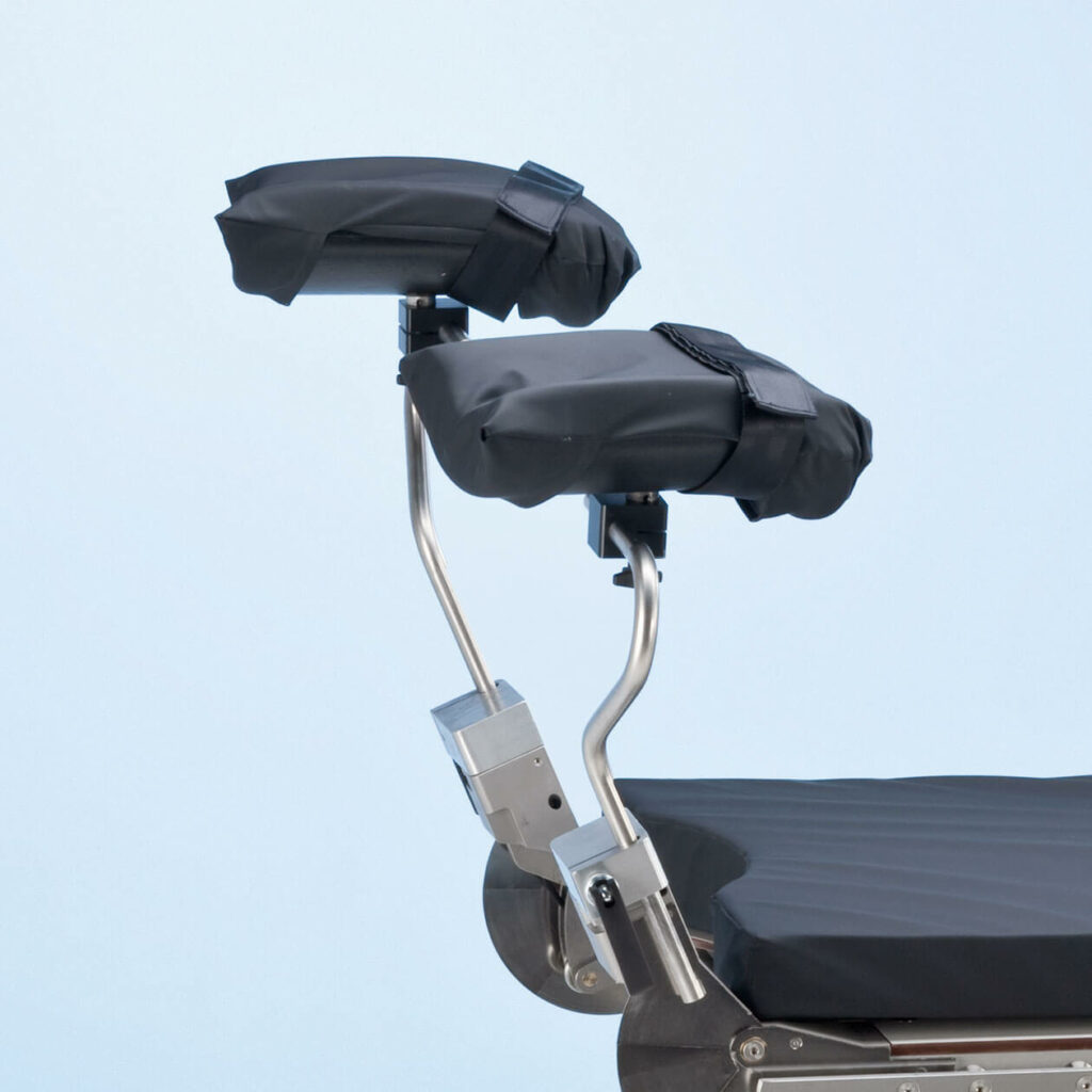 Merivaara Leg rests and Foot rests for OP tables