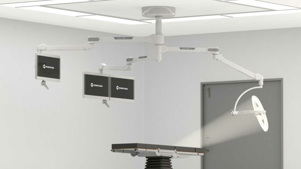 Merivaara TRIO Suspension solution for surgical lights